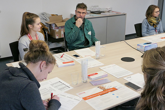 Together against blood cancer: DKMS-typing at Strube